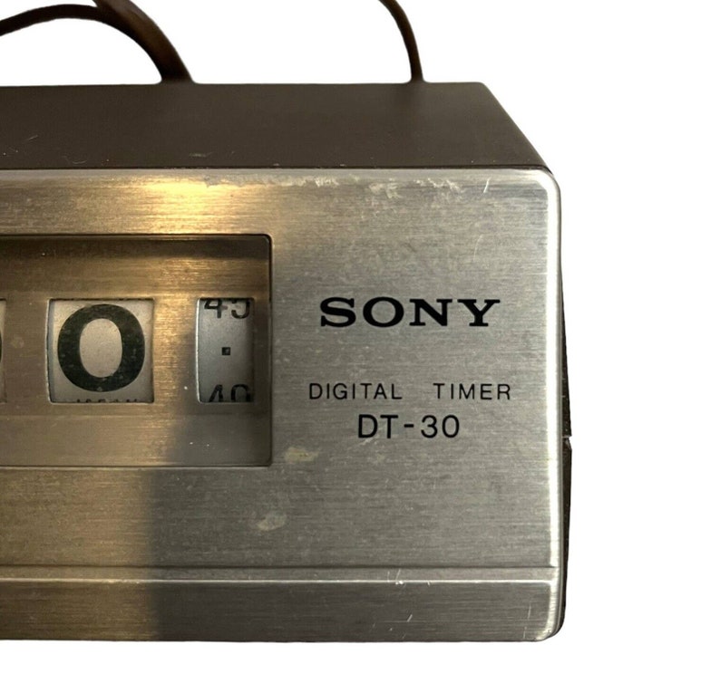 Vintage Sony Digital Timer DT-30 Alarm Clock Made in Japan Working - Etsy