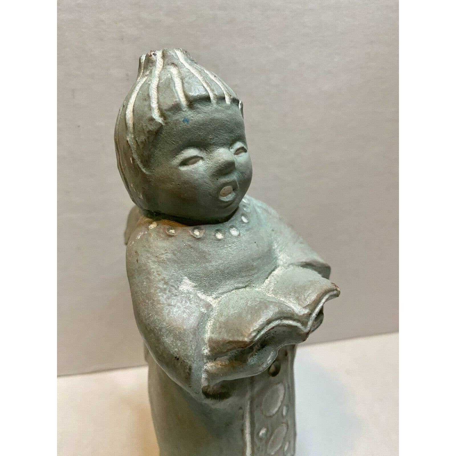 Original Vintage ISABEL BLOOM Sculpture Set Girl Choir Sing Praying ...