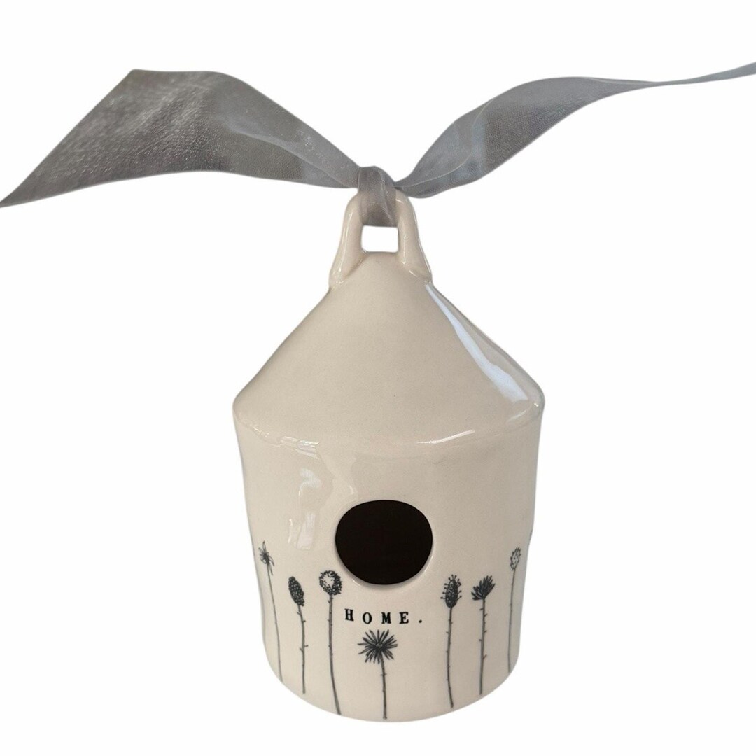 Rae Dunn by Magenta Stem Flower Birdhouse Home - Etsy