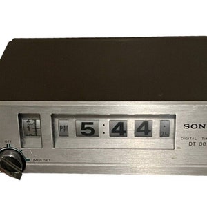 Vintage Sony Digital Timer DT-30 Alarm Clock Made in Japan Working - Etsy