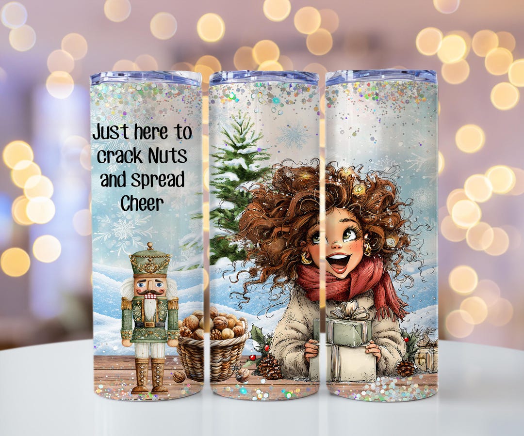 Nutcracker Adult Humor 20oz Tumbler, Christmas Iced Coffee Cup - Etsy
