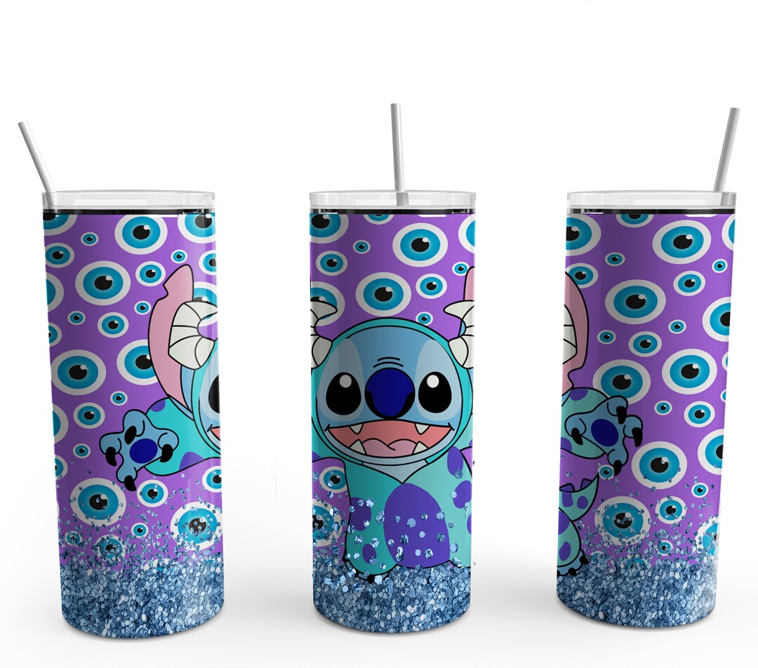 Stitch Sully Tumbler, Monster Tumbler, Mike Tumbler, Stitch Tumbler ...