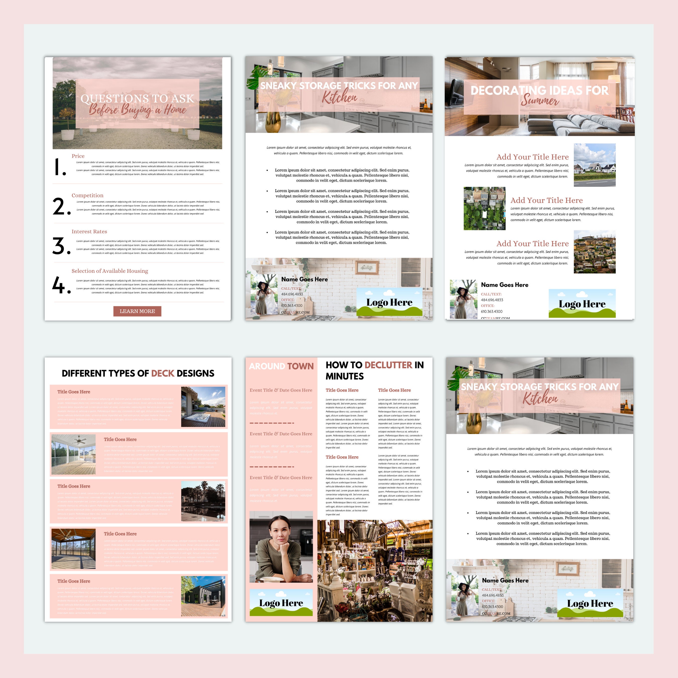 Real Estate Email Newsletter Template for Mailchimp, Email Marketing ...