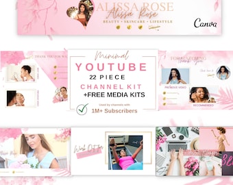 Girly Youtube Banner Art