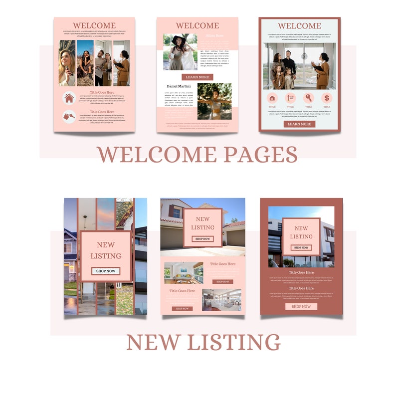 Real Estate Email Newsletter Template for Mailchimp, Email Marketing ...