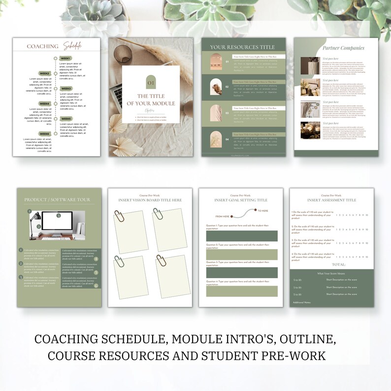 Coaching Ebook Template Canva Online Course Marketing Small - Etsy