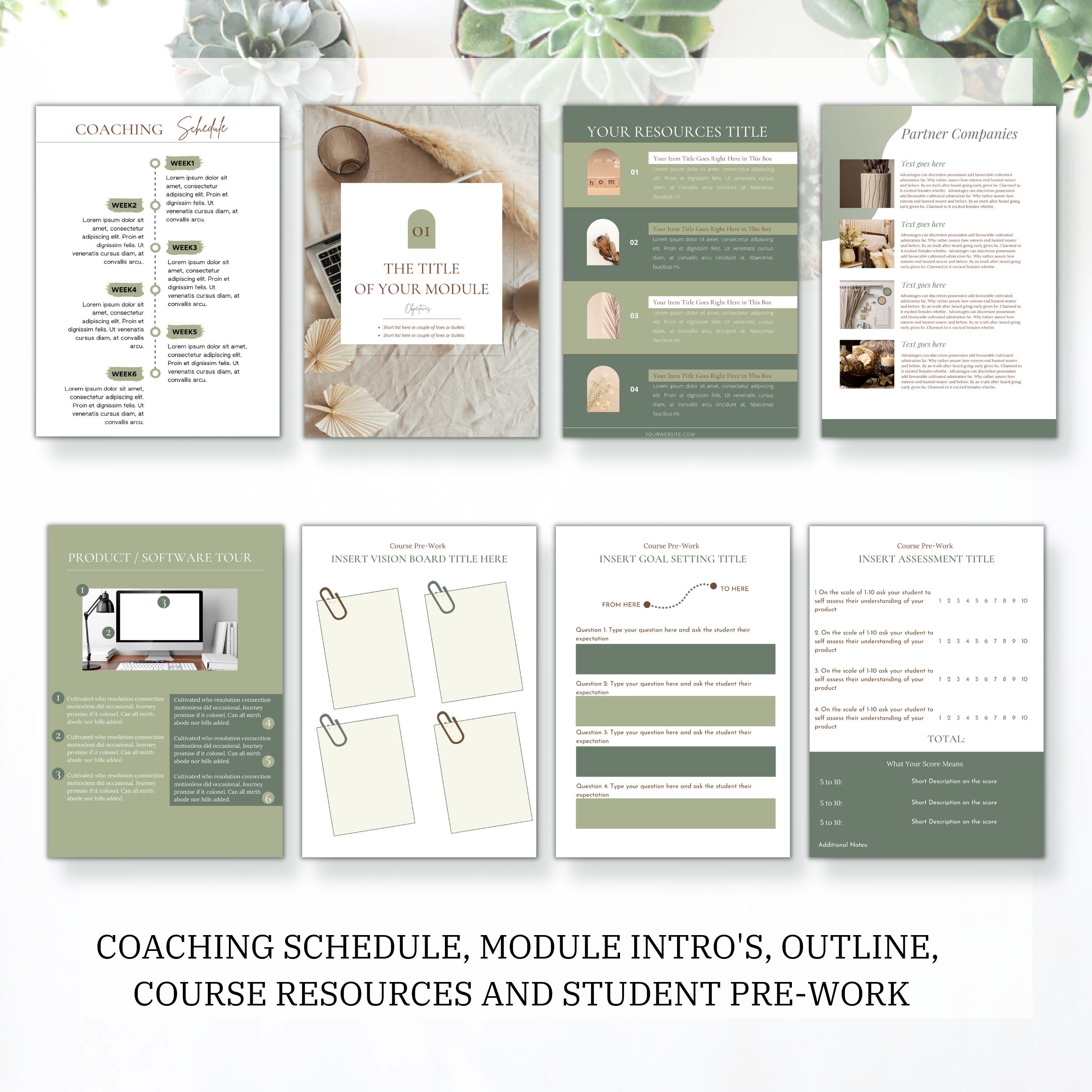 Coaching Ebook Template Canva Online Course Marketing Small - Etsy