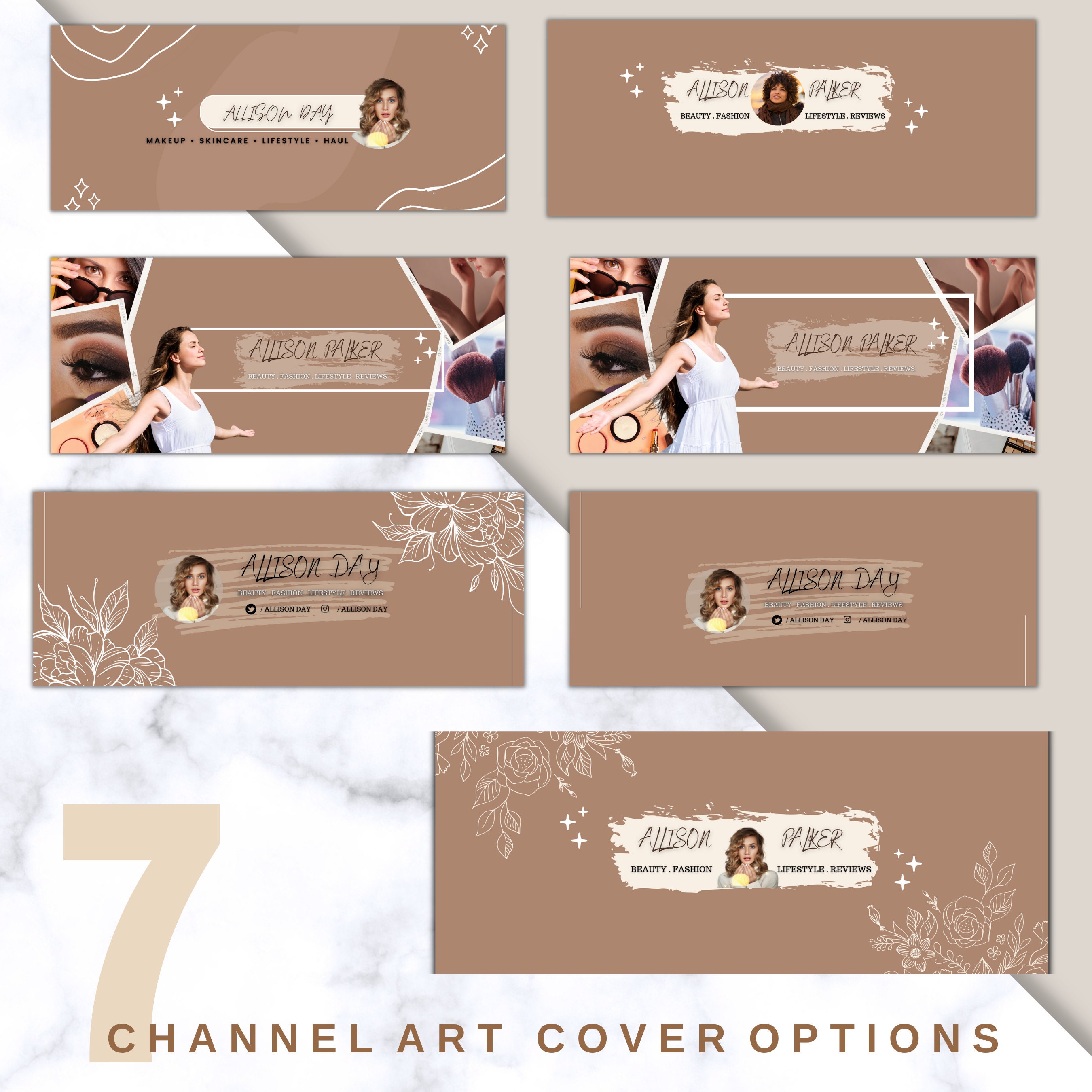 Youtube Branding Kit, Personalized Youtube Banner, Intro, Outro, 5 ...