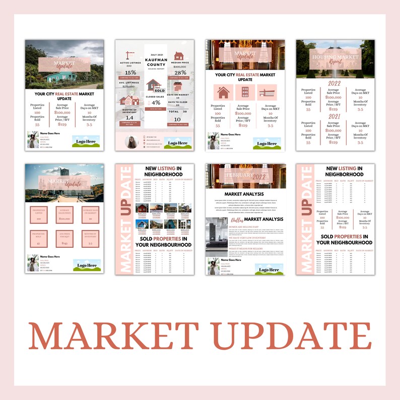 Real Estate Email Newsletter Template for Mailchimp, Email Marketing ...