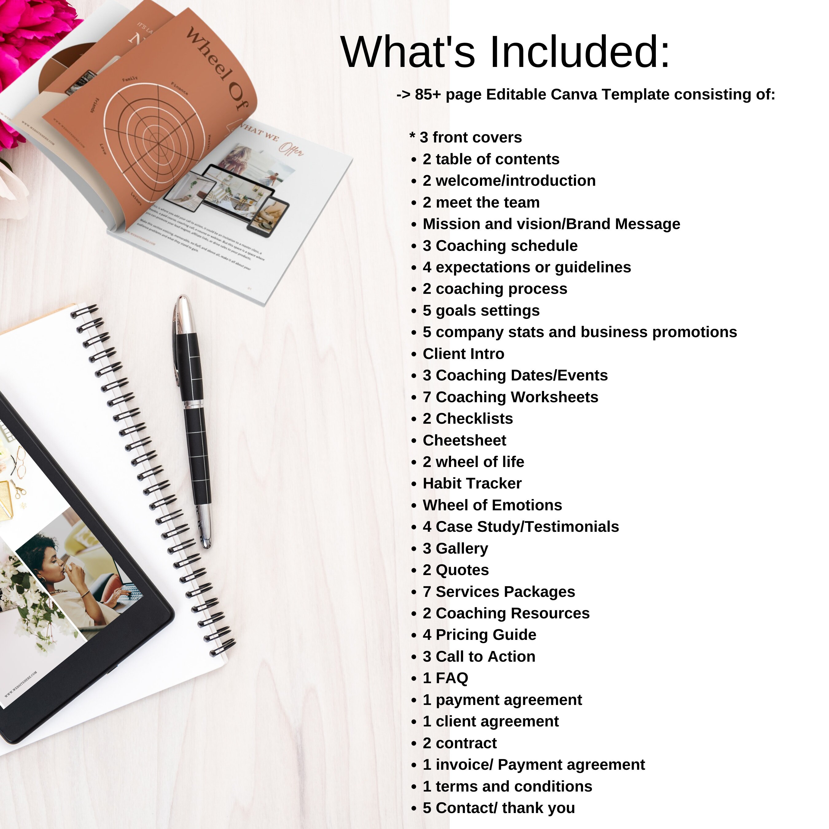 Coaching Client Welcome Packet Client Onboarding Coaching | Etsy