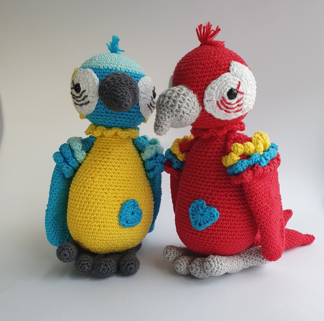 Parrot Felipe Pdf Dutch Crochet Pattern - Etsy