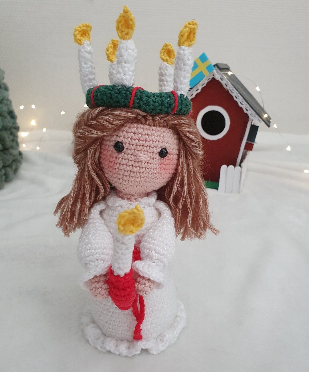 Sankta Lucia Doll Pdf Crochet Pattern - Etsy