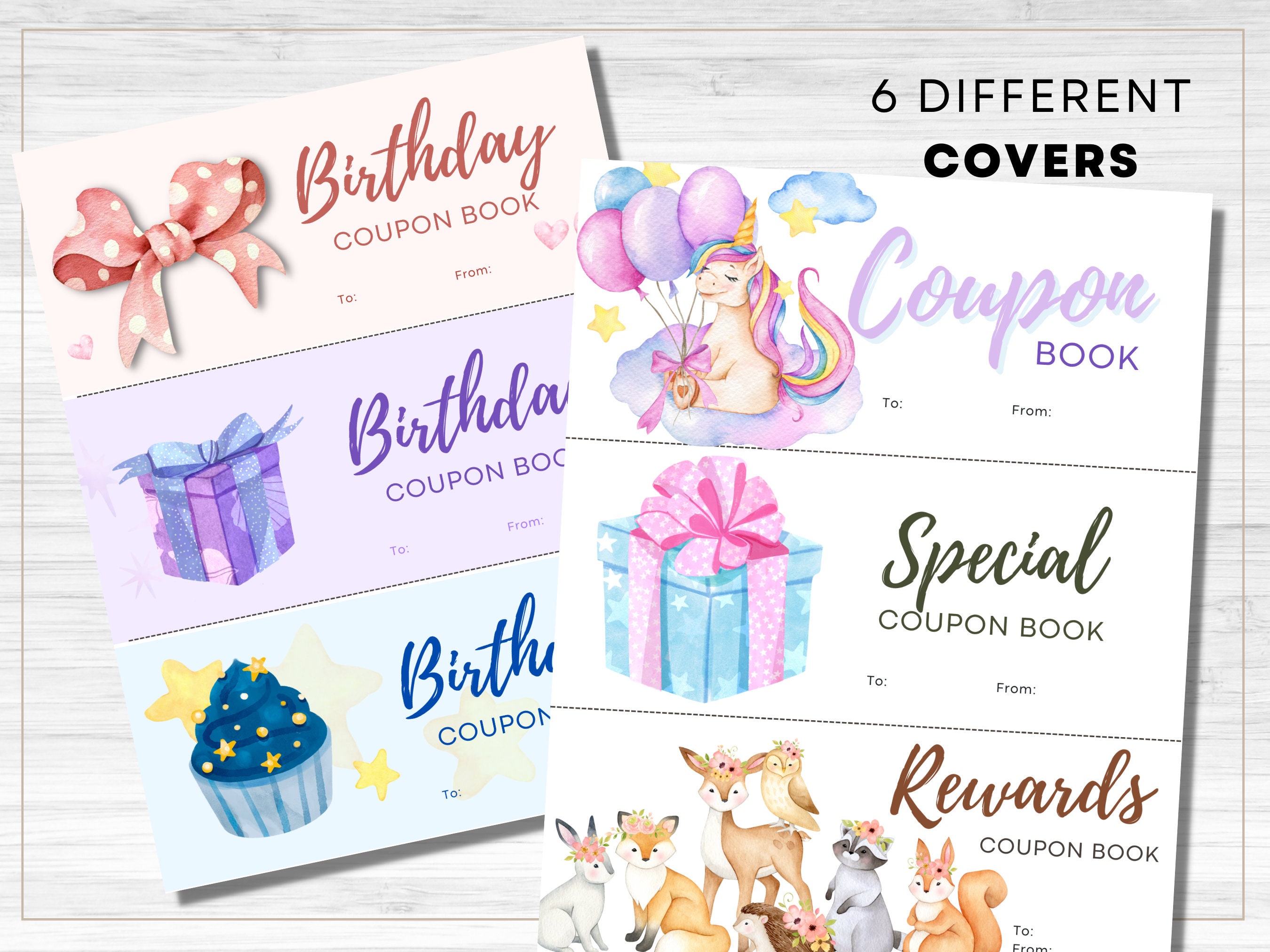 Coupon Book for Kids Gift Coupons for Kids Reward Coupon - Etsy