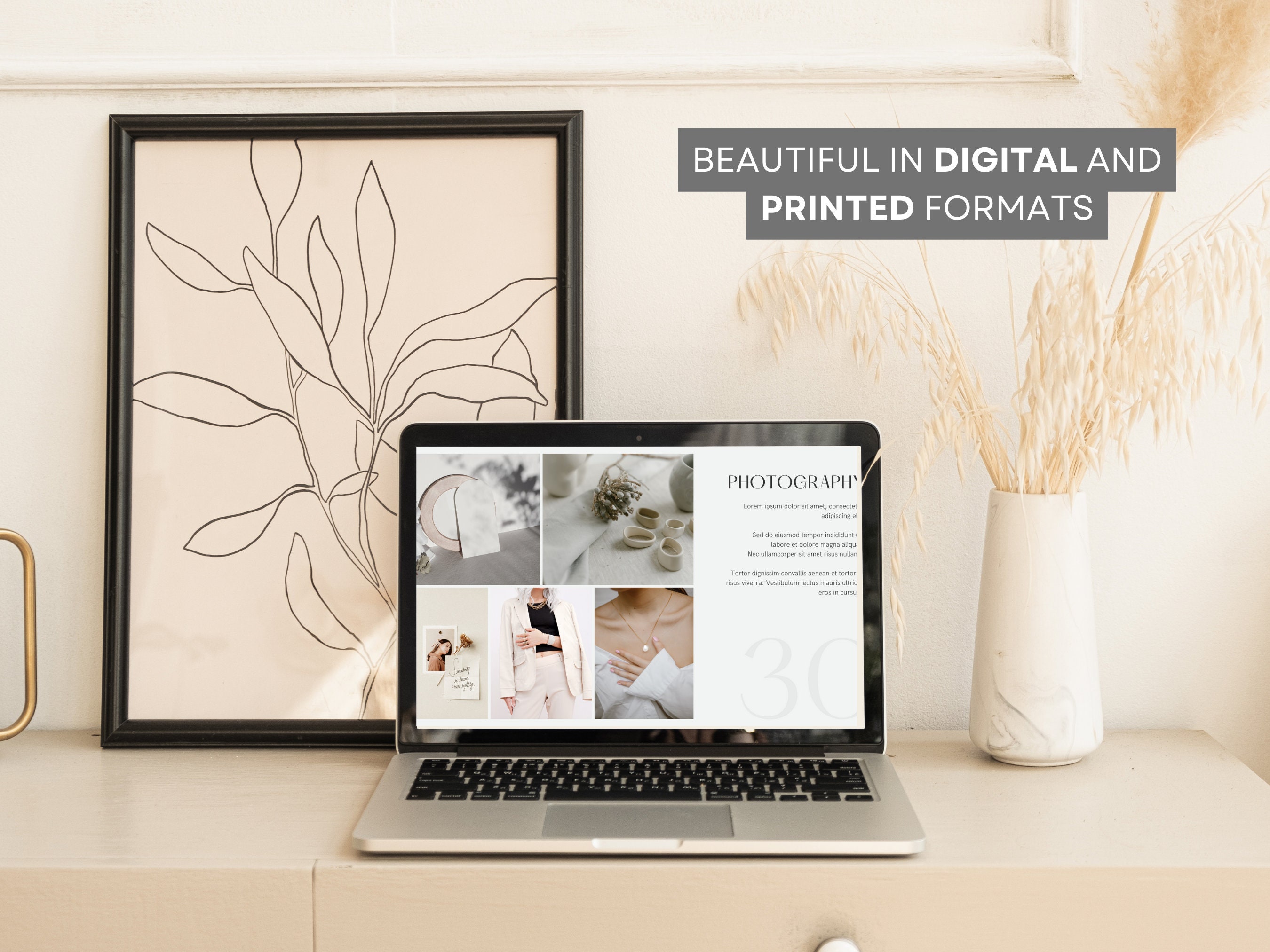 Ultimate Brand Book Template Brand Guidelines Canva Template Minimalist ...