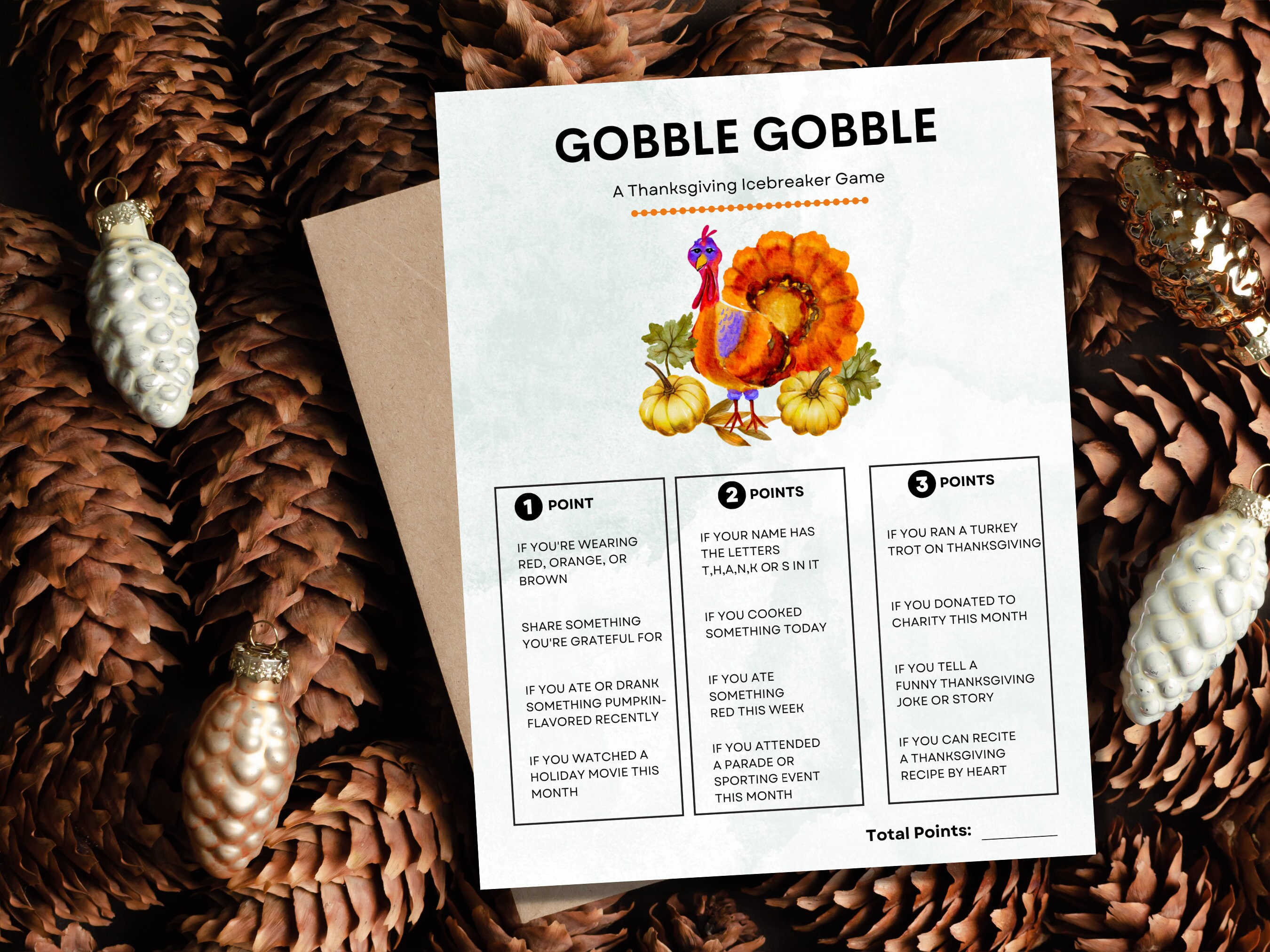 Thanksgiving Game Printables 2022 Thanksgiving Dinner Party Icebreakers ...