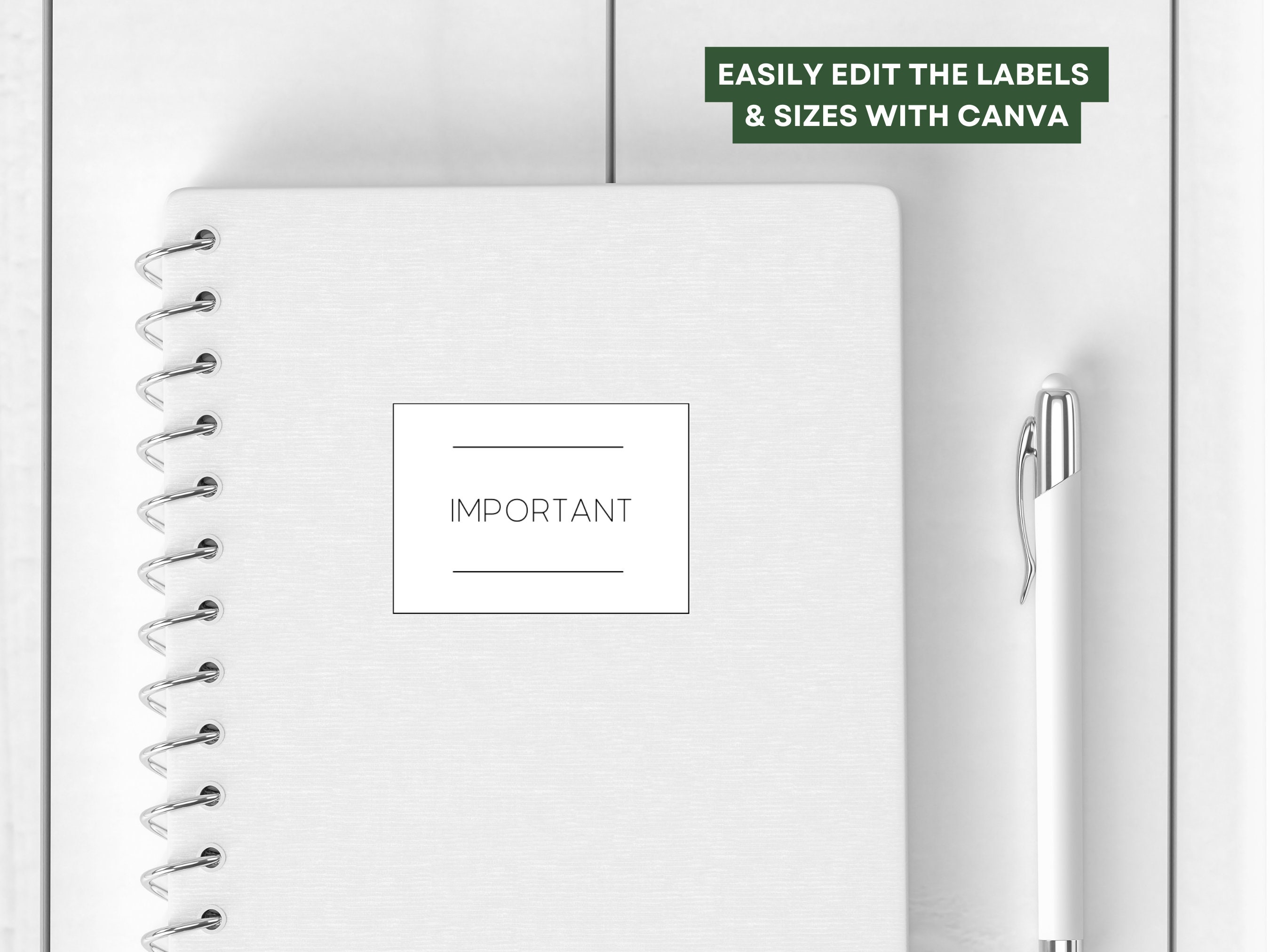 99 Minimalist Office Labels | Aesthetic Office Organizer | Digital ...