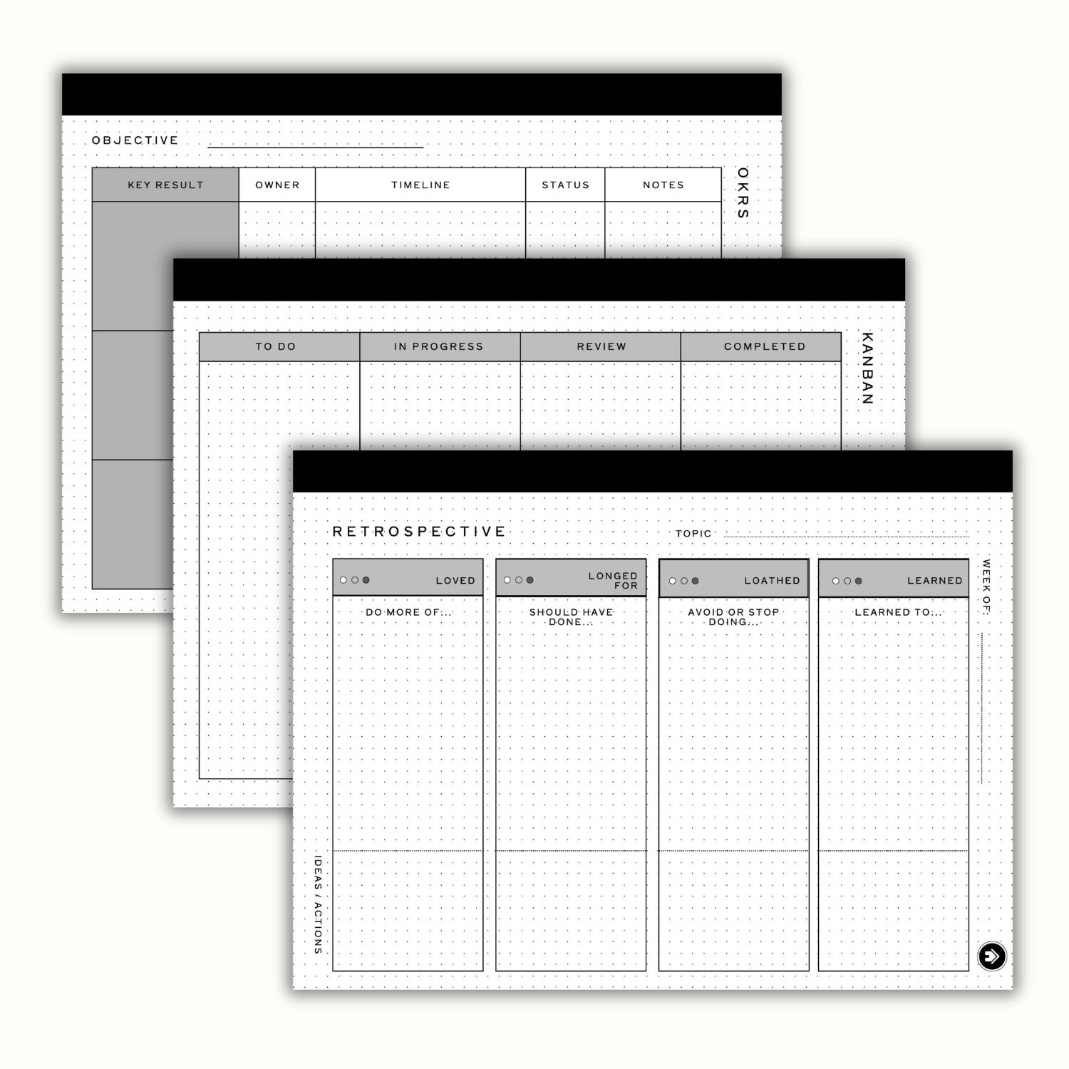 Supernote 2026 Professional Toolkit | 84 Page Business Notebook ...