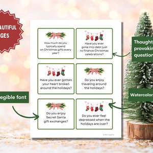 Christmas Conversation Cards | Family Friendly Conversation Starters ...