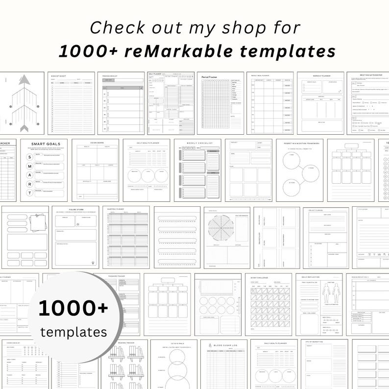 Commonplace Book for Remarkable 1, 2, and Paper Pro | 350+ Pages - Etsy