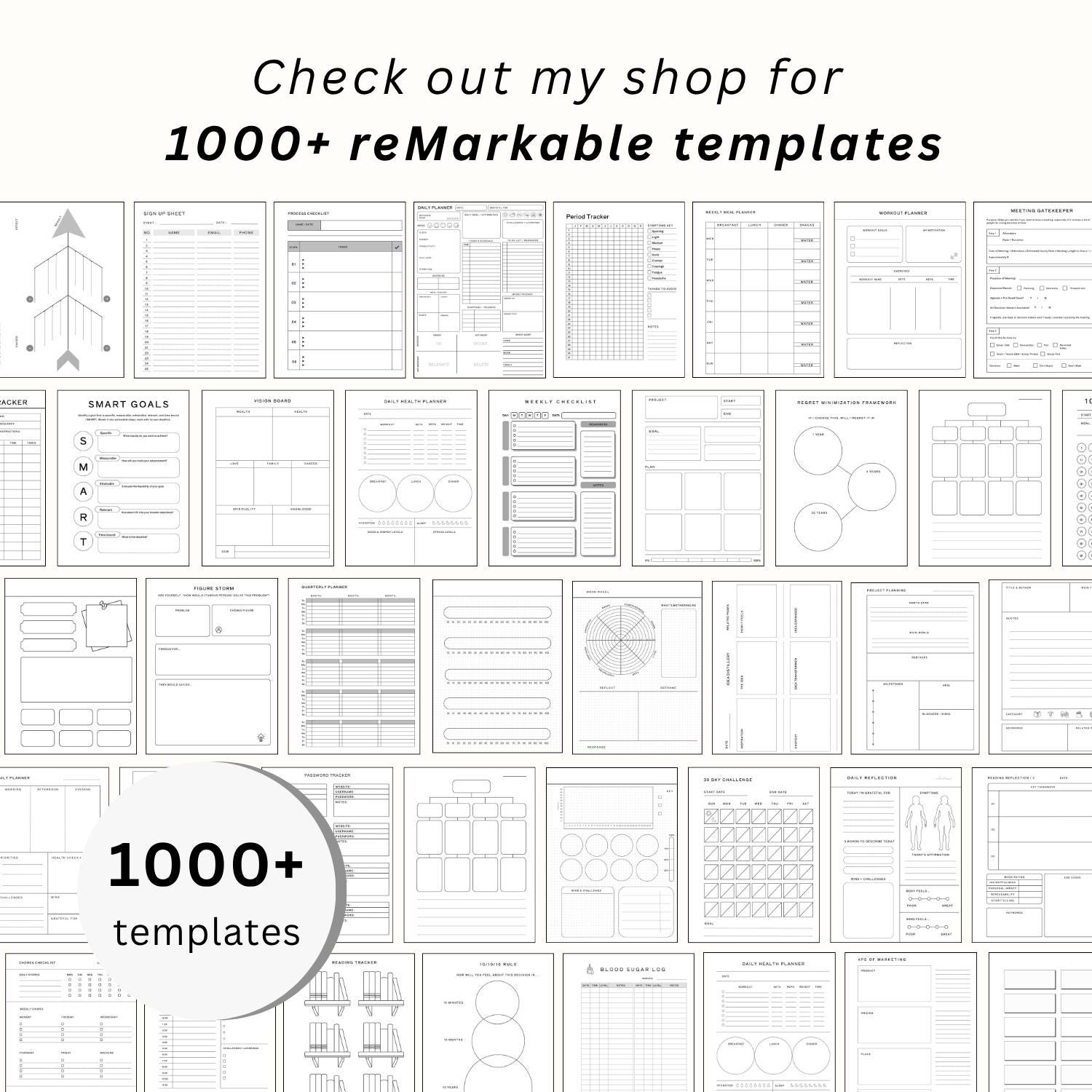 Color Notebooks + No-trace Stickers for Remarkable Paper Pro Move ...