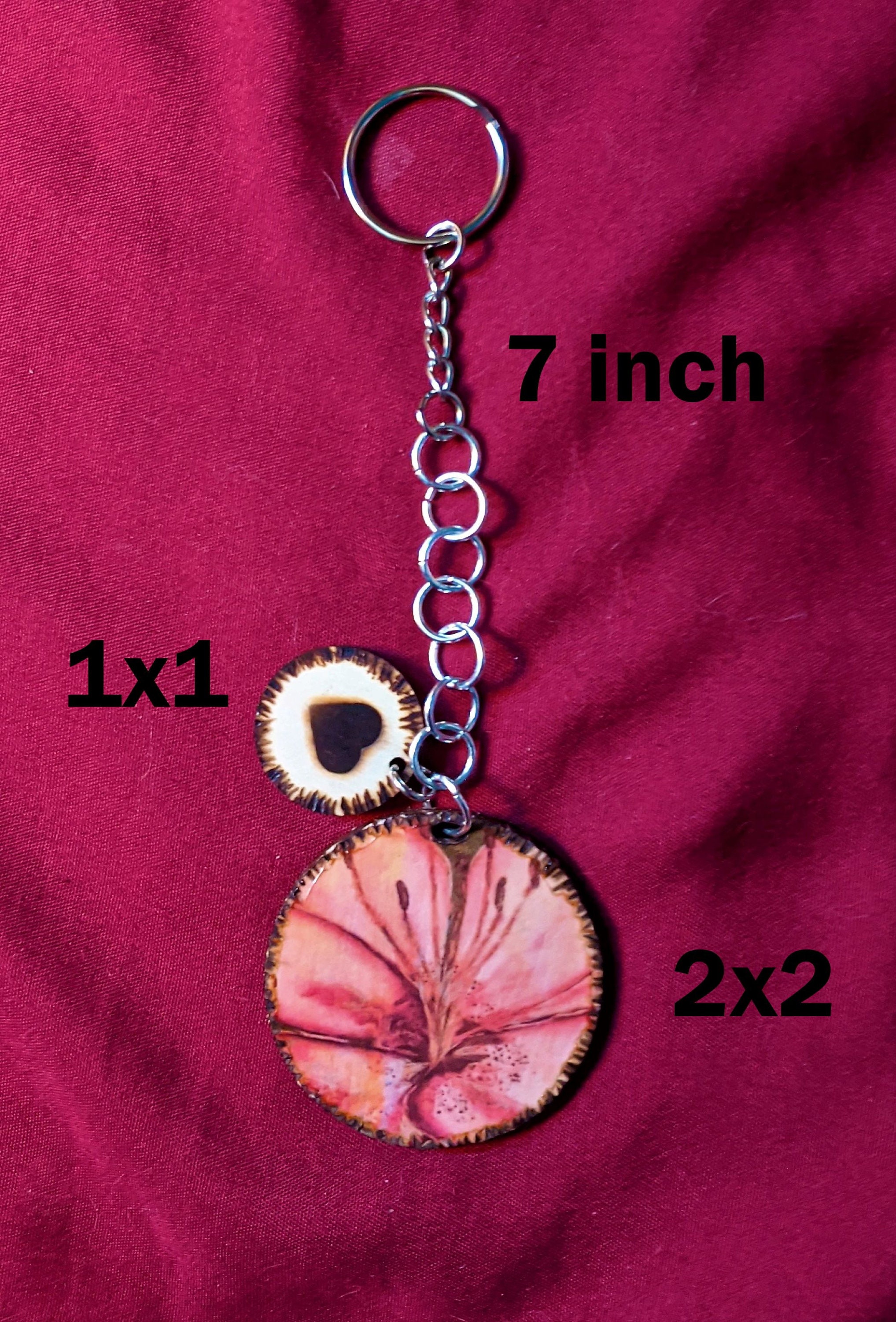 Pink Lily/keepsake Keychain Handmade to Your Own Personalization. Not ...