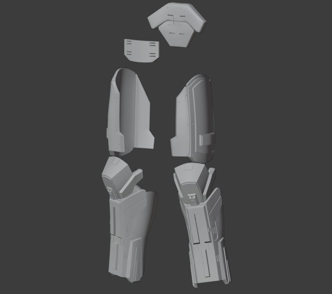 3D Models "we Are Odst" Style Leg Armor for 3D Printing - Etsy