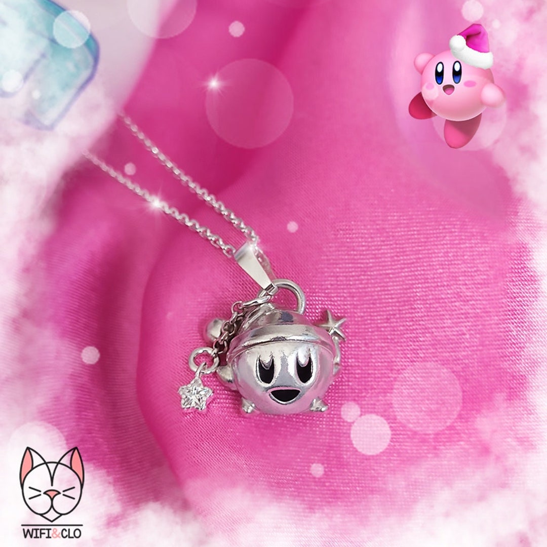 Kirby Necklace- Anime Jewelry-silver 925- Kirby Jewelry-geek Jewelry - Etsy
