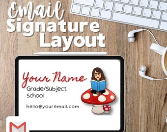 Email Signature Teacher - Etsy