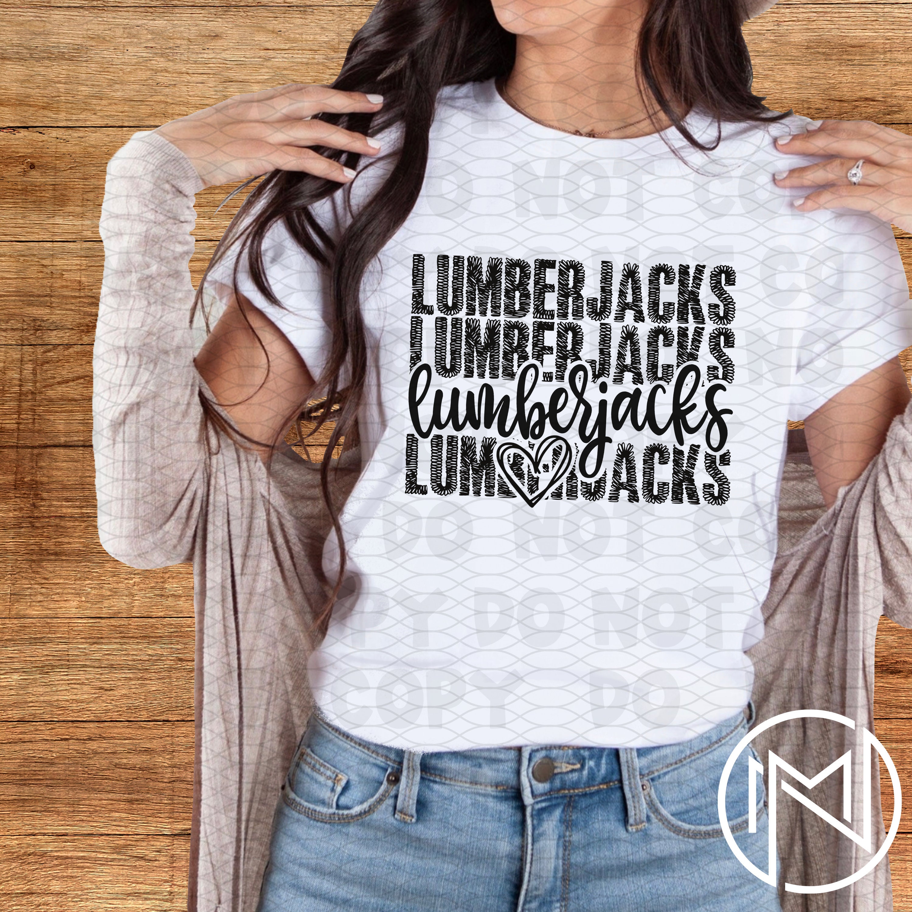 Lumberjacks Pride | Team Spirit Tee School Mascot PNG Digital Download ...
