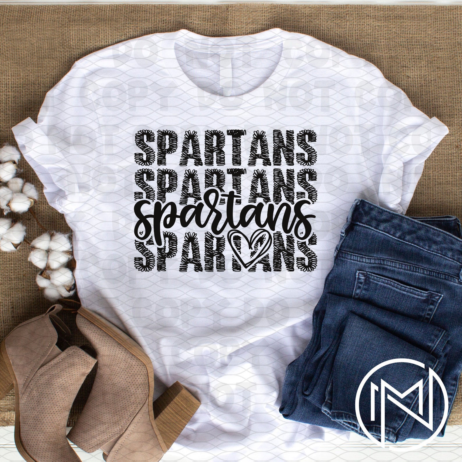 Spartans School Mascot PNG & Mockup |sports Moms and Shirt Designers to ...