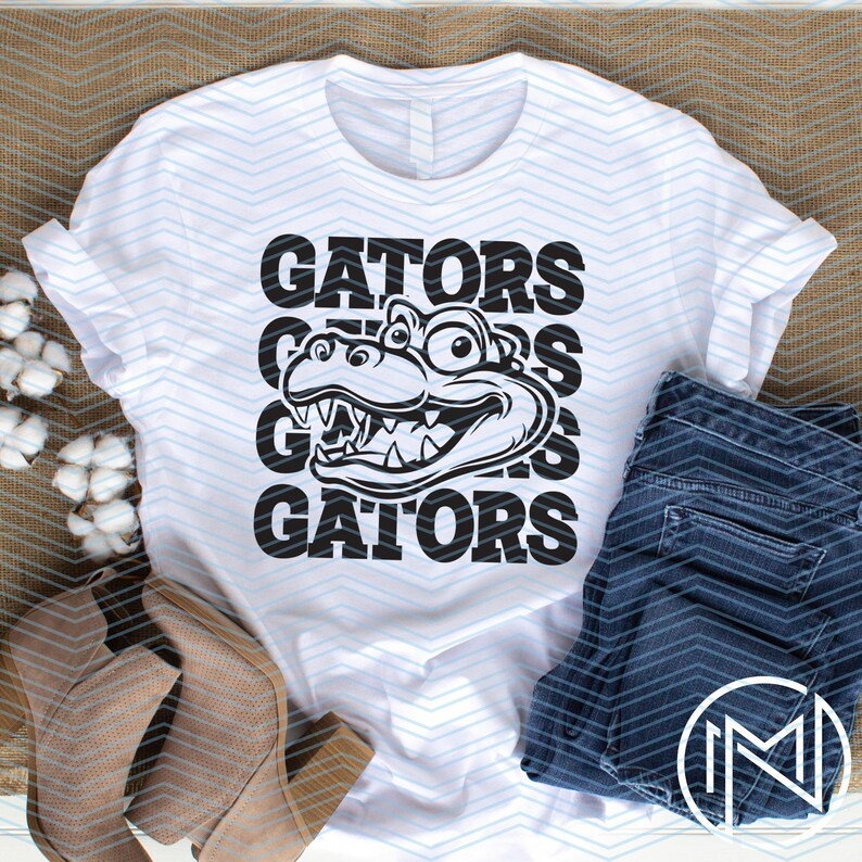 Gators Mascot School Spirit Png Svg Design for Htv, Sublimation, UV DTF ...