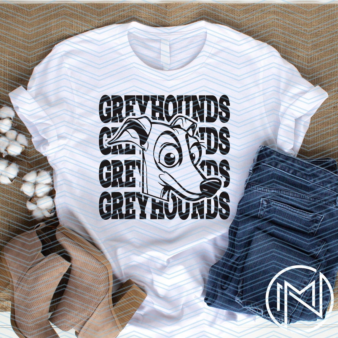 Greyhounds Mascot School Spirit Png Svg Design for Htv, Sublimation, UV ...