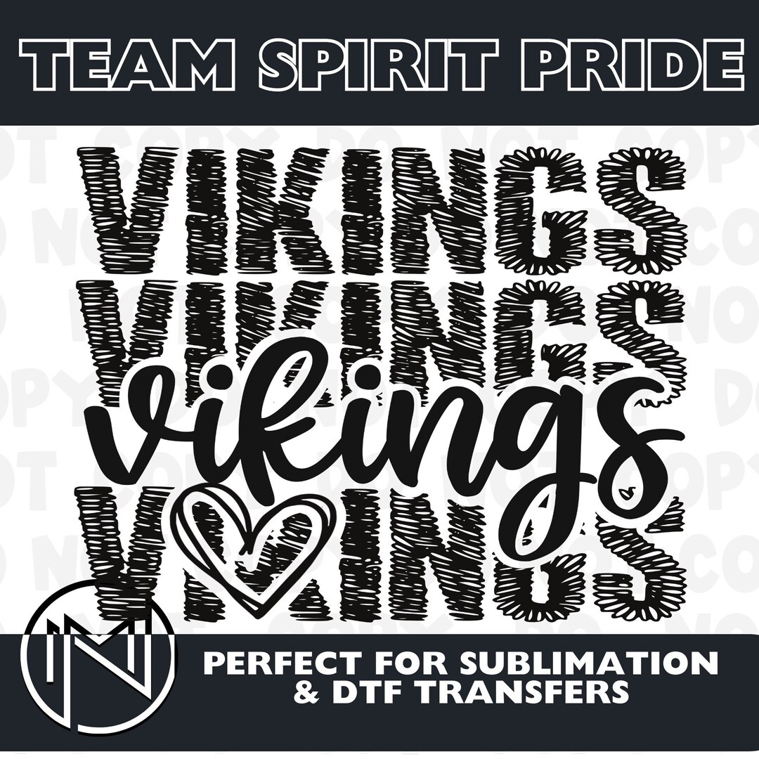 Viking School Mascot PNG & Mockup for Sports Moms and Shirt Designers ...