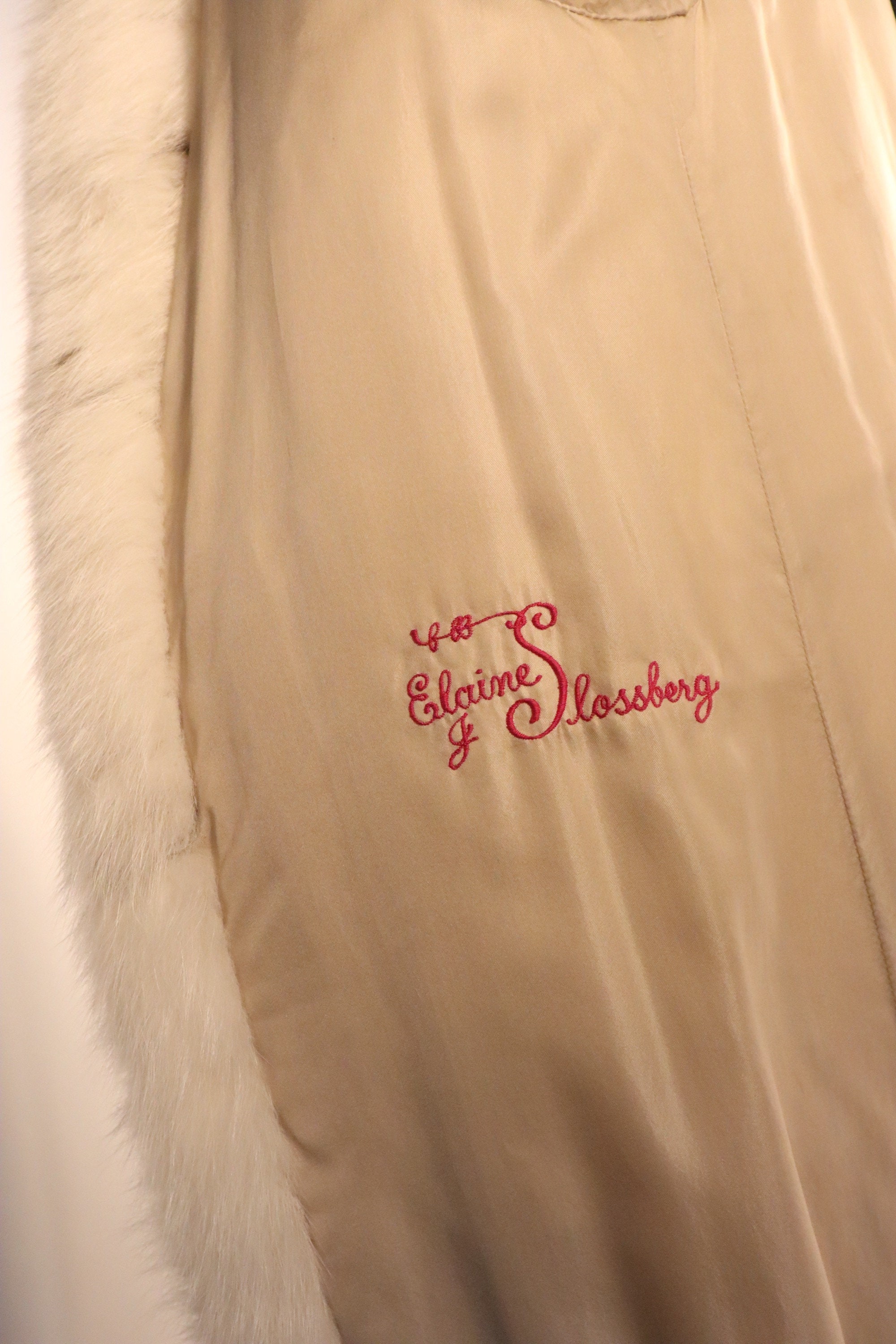 Vintage White Fox Full Length Coat - Etsy