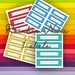 Rainbow Watercolor Labels for Preschool and Daycare Add Color and ...