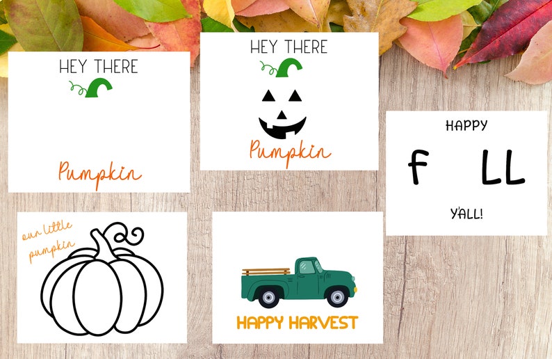 11 Printable Fall Craft Pages Instant Download - Etsy