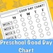 Printable Good Day Chart for Preschool, Daycare, and Home - Foster ...