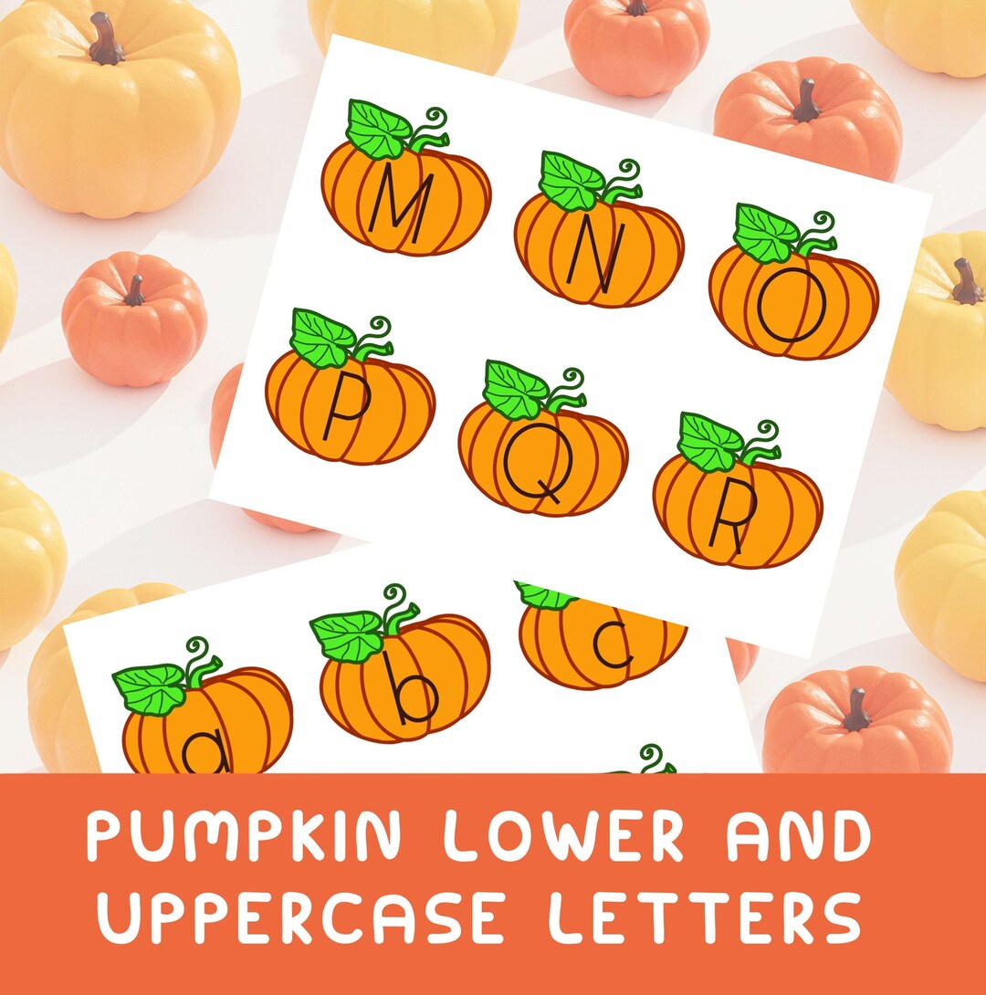 A-Z Pumpkin Alphabet Activity - Instant Download - Etsy