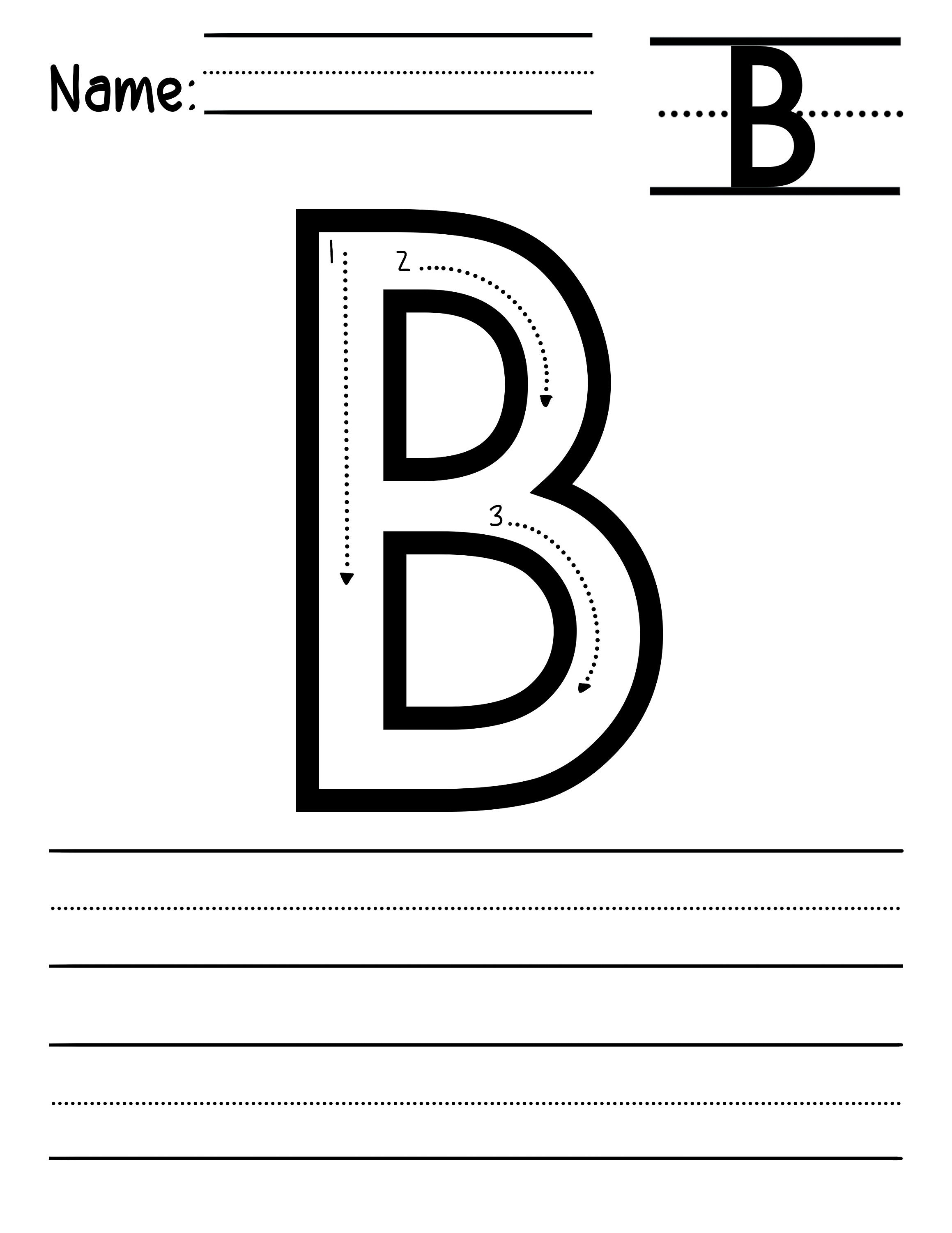 Lowercase and Uppercase Alphabet A-Z Worksheets for Preschool and ...