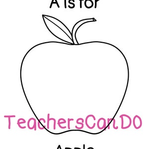 A-Z Fall Themed Letter Sheets - Instant Download - Etsy