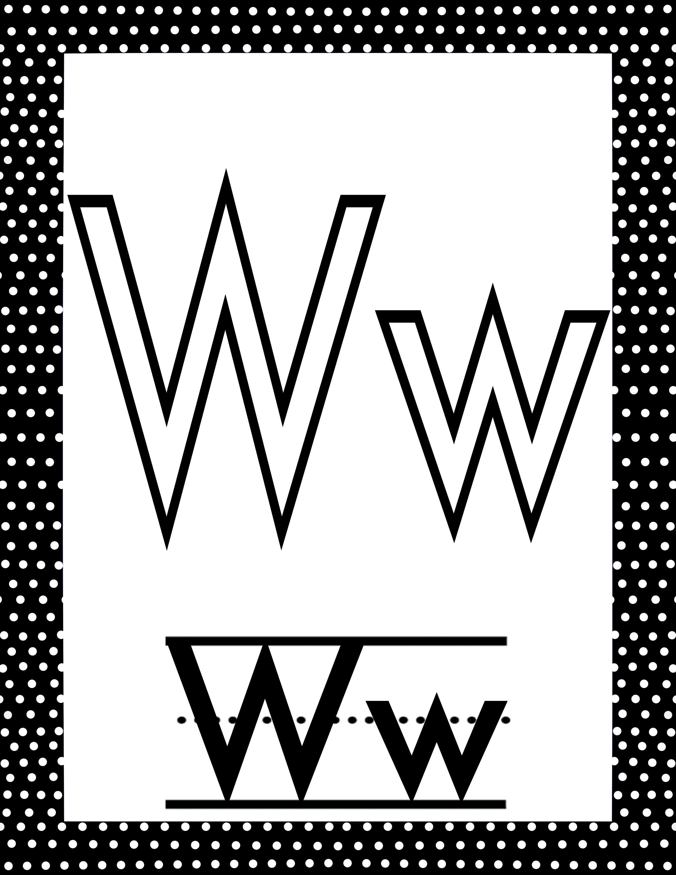 Black and White A-Z Alphabet Wall Print Ideal for Preschool and Daycare ...