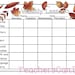 Fall Leaves Themed Preschool Lesson Plan Template - Instant Download - Etsy
