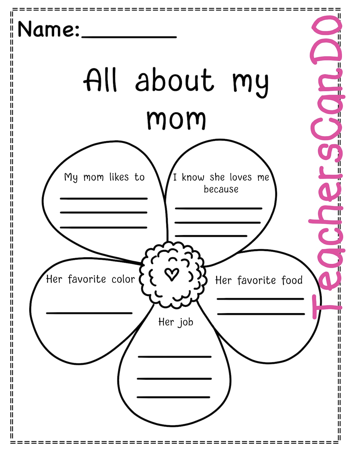Mother's Day Art and Activities for Preschool and Toddlers - Digital ...