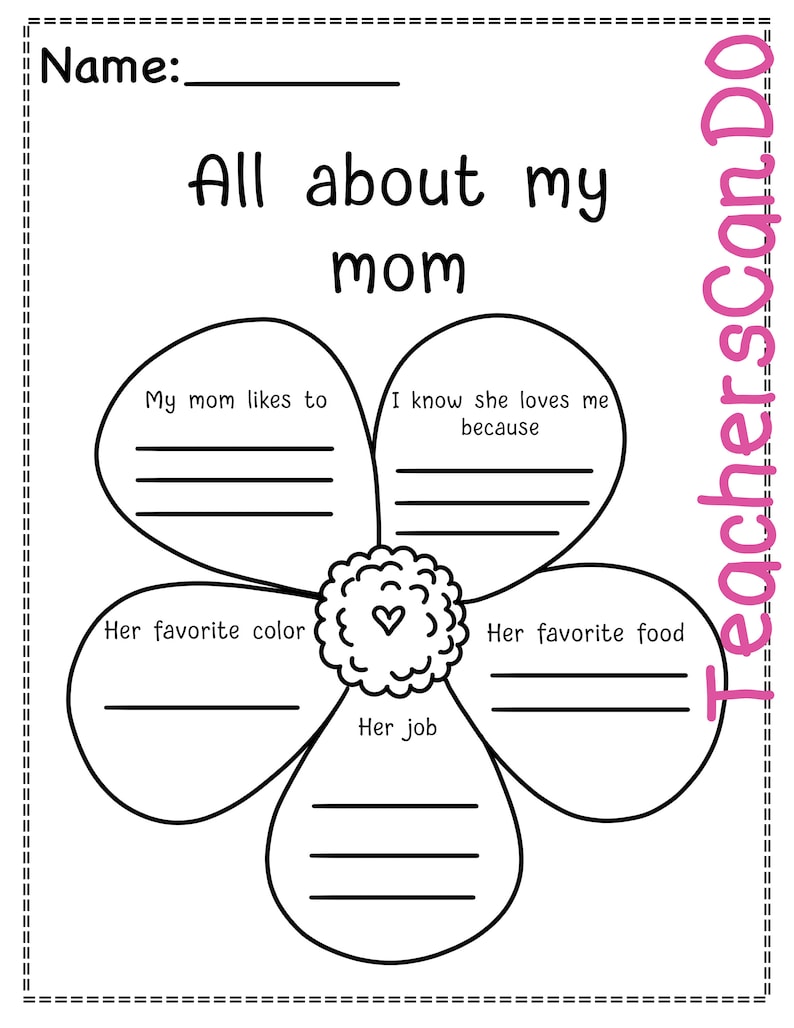 Mother's Day Art and Activities for Preschool and Toddlers - Digital ...