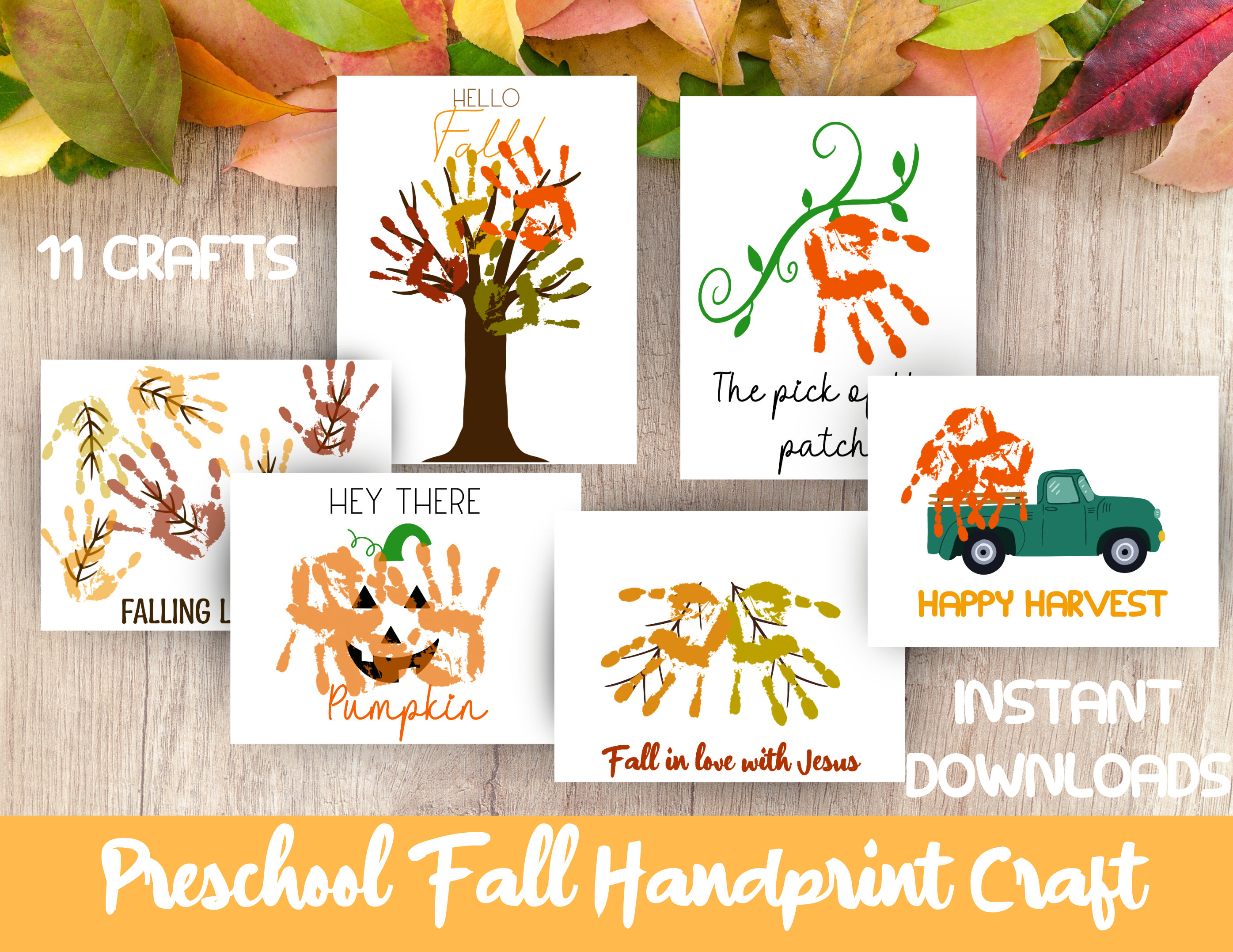 11 Printable Fall Craft Pages Instant Download - Etsy