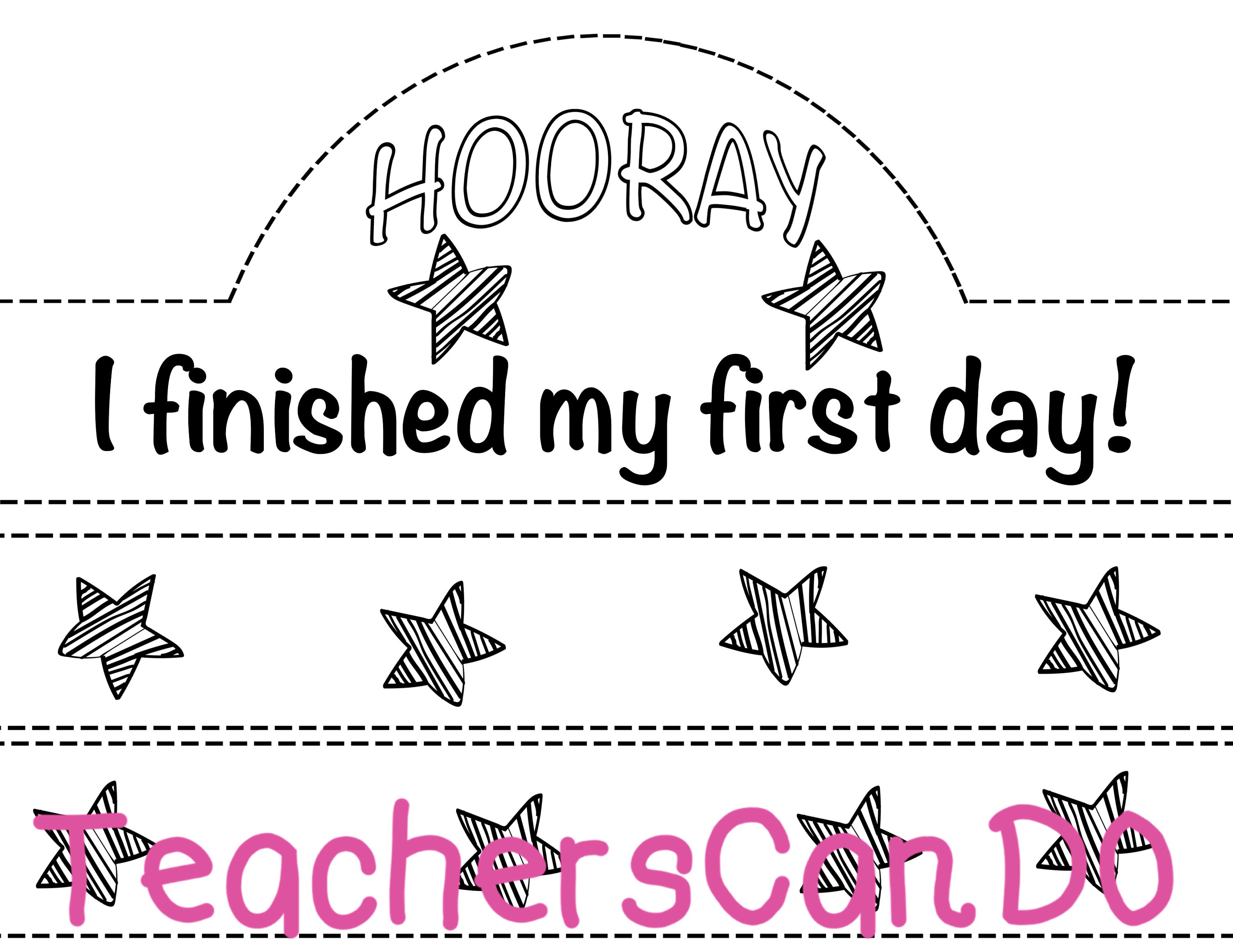Preschool/daycare First Day/all About Me Bundle 5 Sheets Plus Headband ...