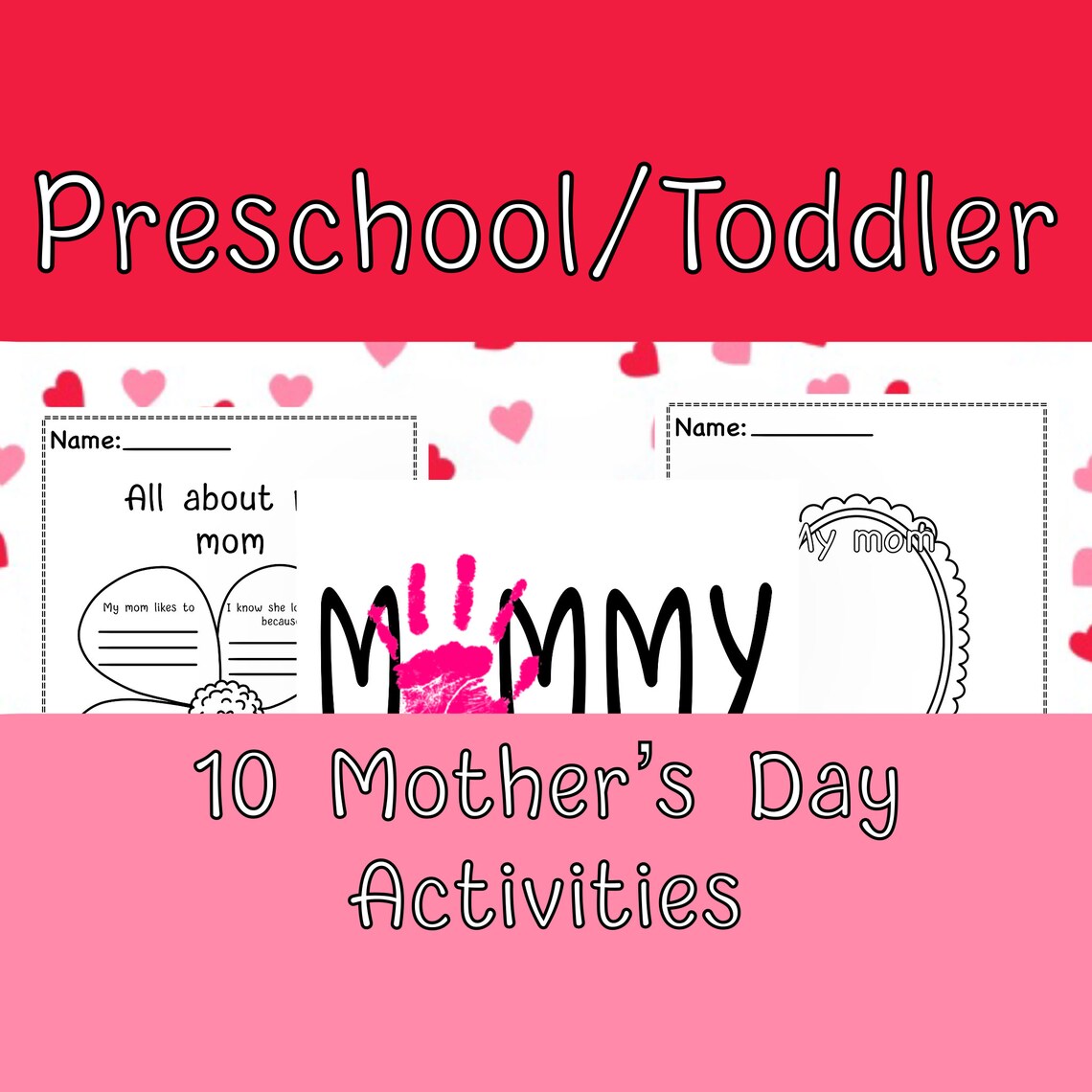 Mother's Day Art and Activities for Preschool and Toddlers - Digital ...