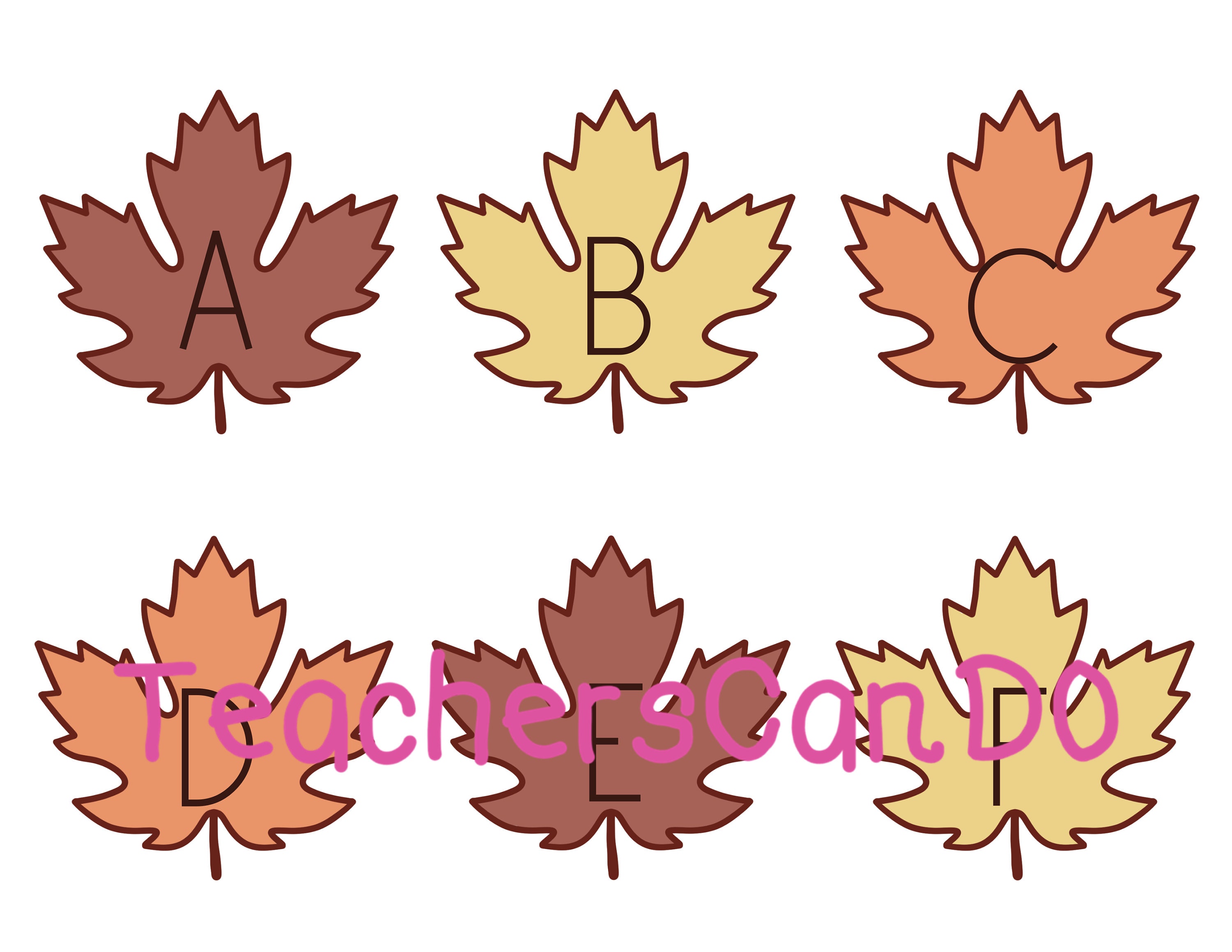 A-Z Fall Leaves Alphabet Activity - Instant Download - Etsy