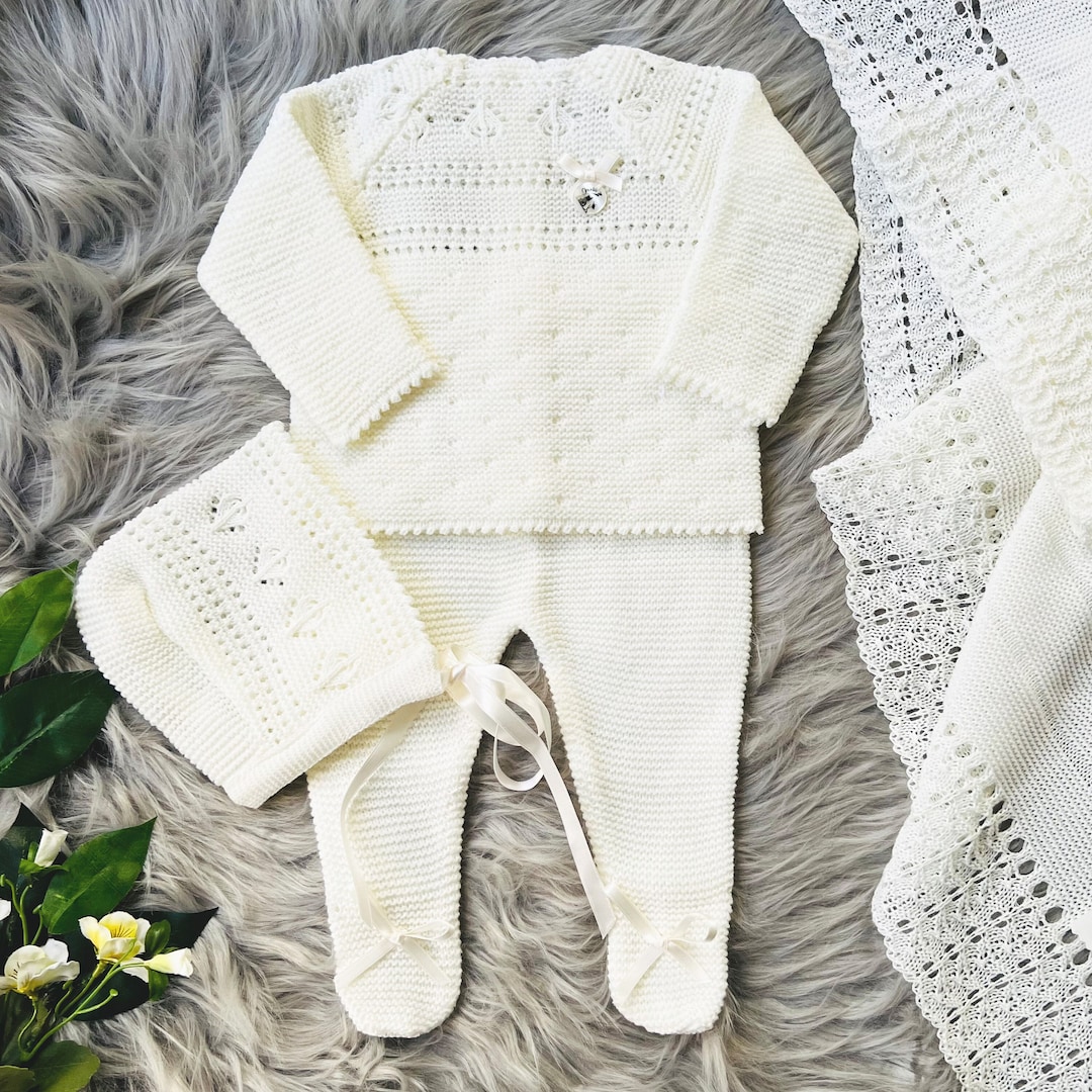 Newborn Baby Knitted Clothes, Newborn Coming Home Outfits, Spanish Baby ...
