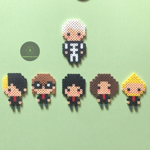 MCR Perler Beads - My Chem Perler Sprites - Handmade Rock Band ...